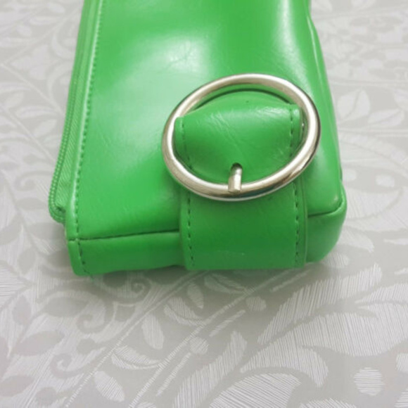 beauticontrol | Bags | Beauticontrol Green Vinyl Retro Mini Clutch Bag ...